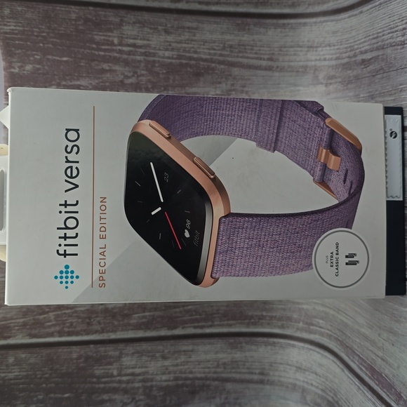 fitbit | Wearables | Fitbit Versa Special Ed Lilac Woven Band S L Wrose ...